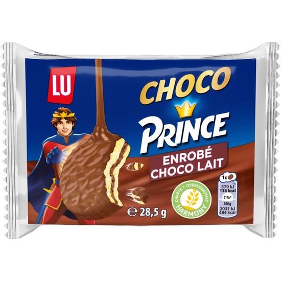 Choco Prince de LU - 2 Packs de 40 sachets - Biscuits Enrobés de ...
