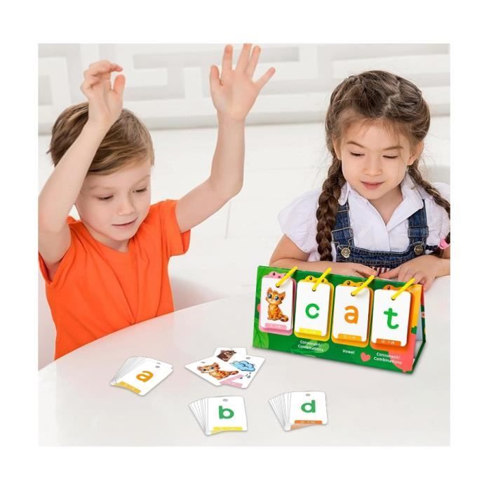 Jeux phonétiques - Non spécifié - 80 cartes - Coins arrondis - Sûr pour ...