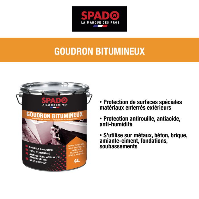 SPADO - Goudron bitumineux - Protection de surfaces - antirouille et ...