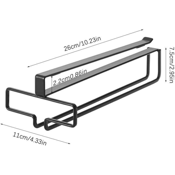 Porte-Verres, 4 Pièces Rangement Verre Suspendu Support Verre A Pied ...