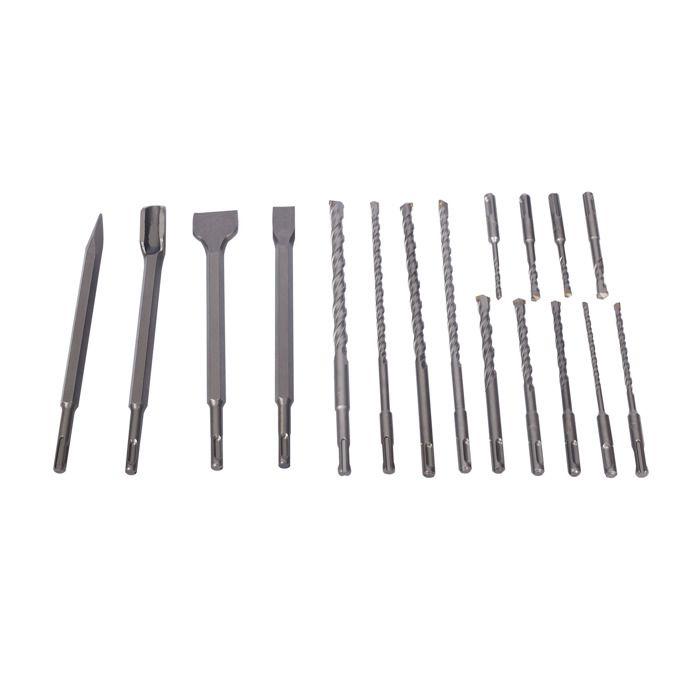 XPOtool SDS plus Lot de 17 Forets à pierre et Burins Lot de forets pou ...