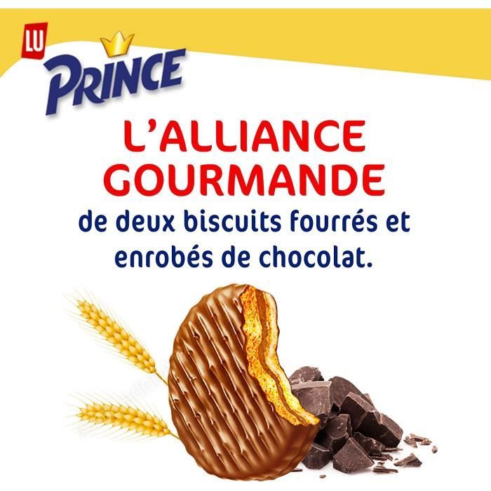 Choco Prince de LU - 2 Packs de 40 sachets - Biscuits Enrobés de ...