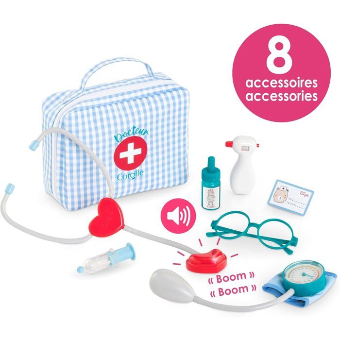 Valise Docteur Corolle avec 8 Accessoires pour Poupon 30cm Jouet d ...