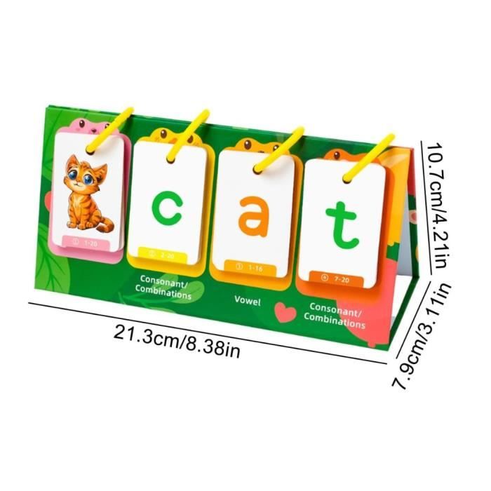 Jeux phonétiques - Non spécifié - 80 cartes - Coins arrondis - Sûr pour ...