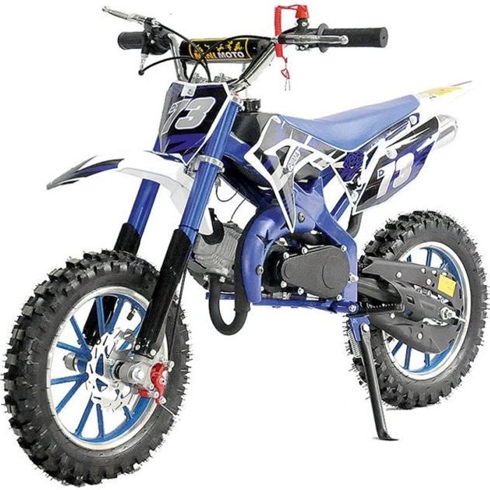PRORIDER USA - Mini moto dirt - 50 cc - 2 temps - Enfant - Bleu ...