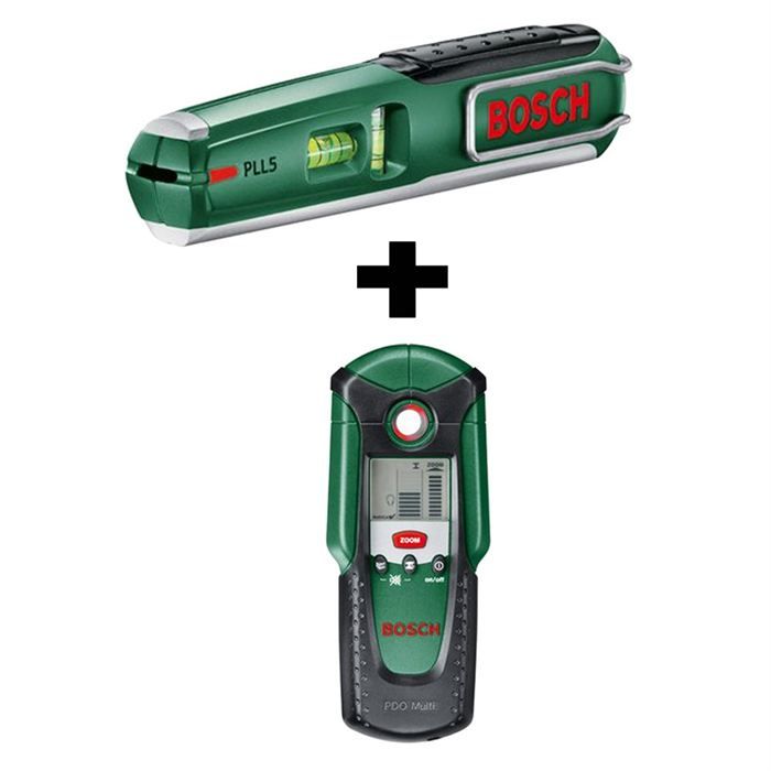 BOSCH Détecteur matériaux PDO Multi + Niveau PLL 5 - Cdiscount Bricolage