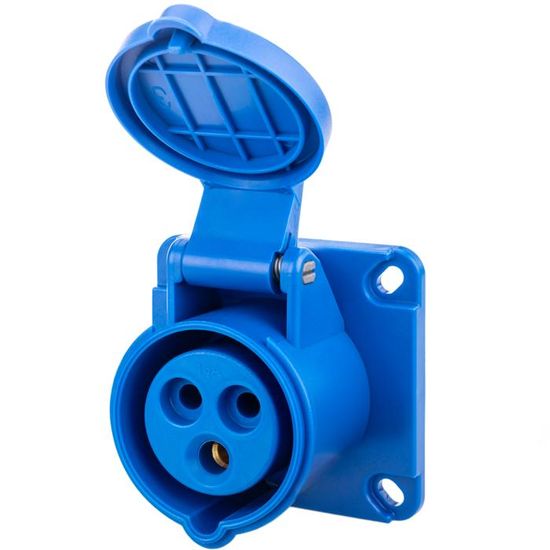 Prise industrielle CETAC femelle 2P+T 16A 250V IP44 IEC-60309 pour - Cdiscount Bricolage