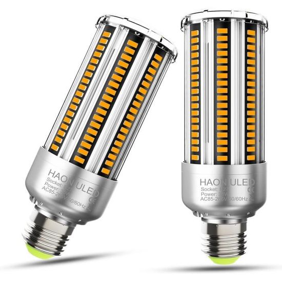 Ampoule Led E27 Blanc Chaud 35W 2700K 4000Lm Équivalent Ampoules À Incandescence 300W, Super ...