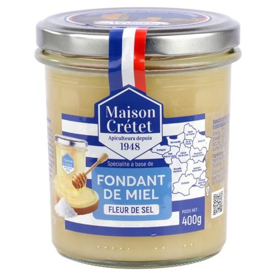 Maison Crétet-Miel de fleur de sel 400g - crémeux-récolte artisanale ...