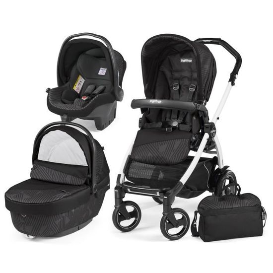 TRIO BOOK PEG PEREGO GEO BLACK (Chassis 51 S Blanc/noir) - Cdiscount ...