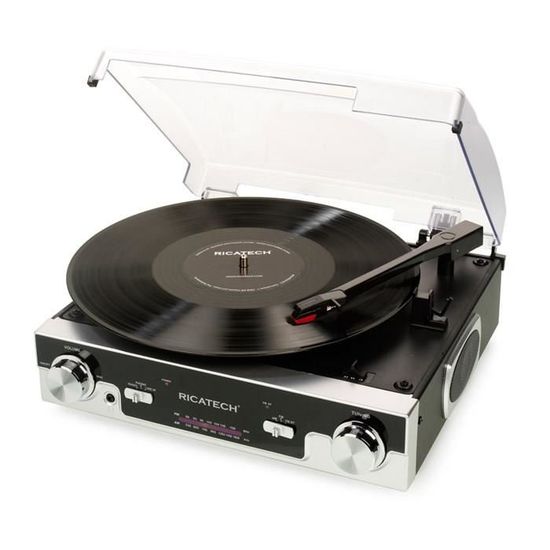 RICATECH RT77 Platine vinyle 3 vitesses - Cdiscount TV Son Photo