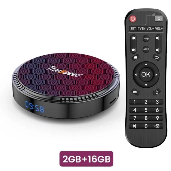 Box multimedia,Transpeed-Boîtier décodeur TV Android 12,WiFi 6,BTpig ...