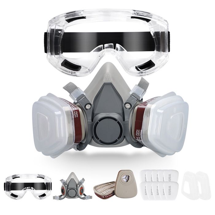Masque de protection respiratoire rutilisable masque de poussire avec ...