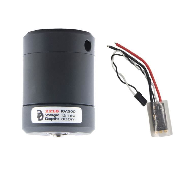 Moteur et ESC-Moteur sans balais avec ESC, étanche, 200m sous marin ...