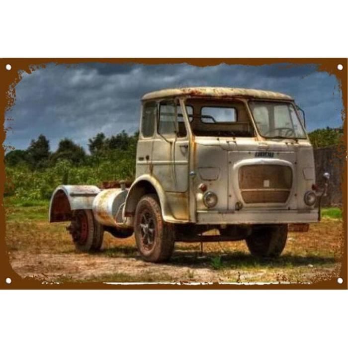 Vintage Affiche De Décoration En Métal,Camion Ramasser,Plaque En Métal ...