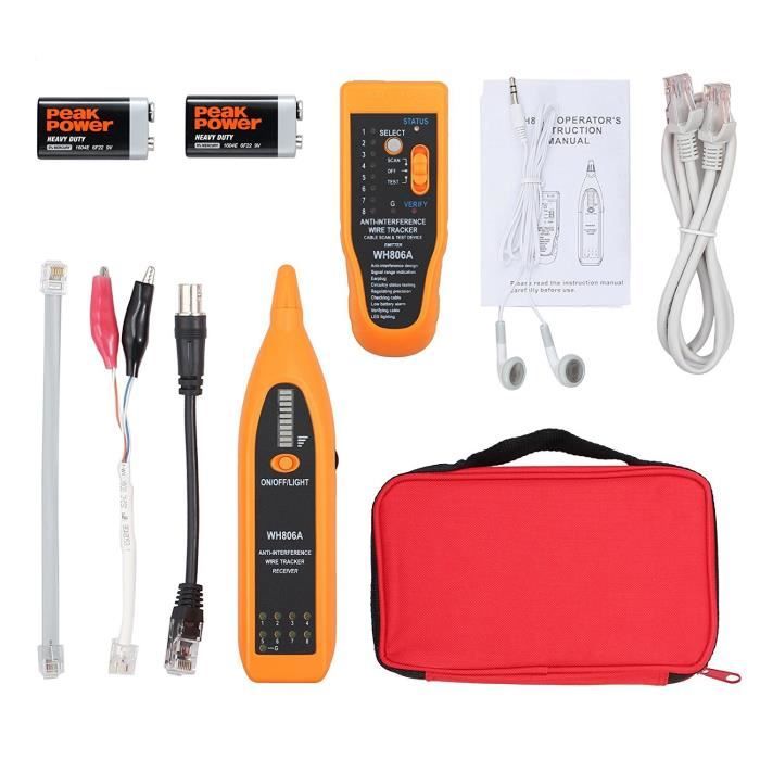 Réseau Testeur Network Tester Anti-interférence Fil Tracker Haute ...