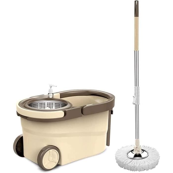 AJW-Balai serpillere Smart,Serpillère rotative en Microfibre avec Seau ...