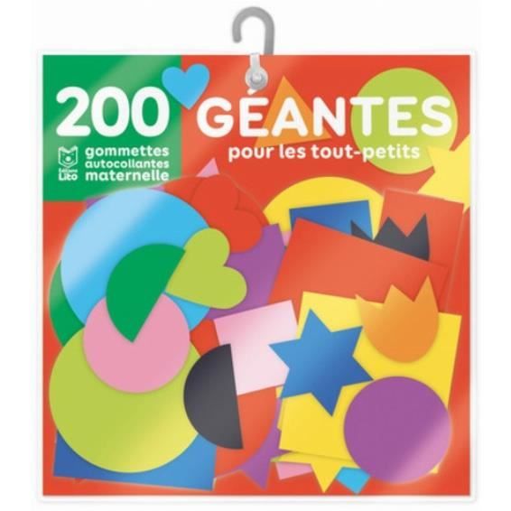 200 gommettes géantes pour les tout-petits - Cdiscount Beaux-Arts et ...