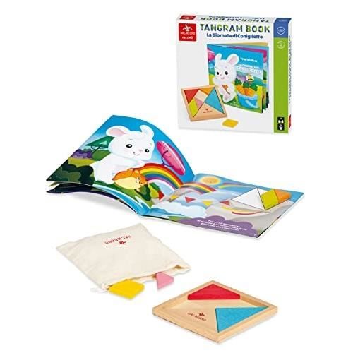 BABY TANGRAM CON LIBRO LA GIORNATA DEL CONIGLIETTO 55758 - Cdiscount ...