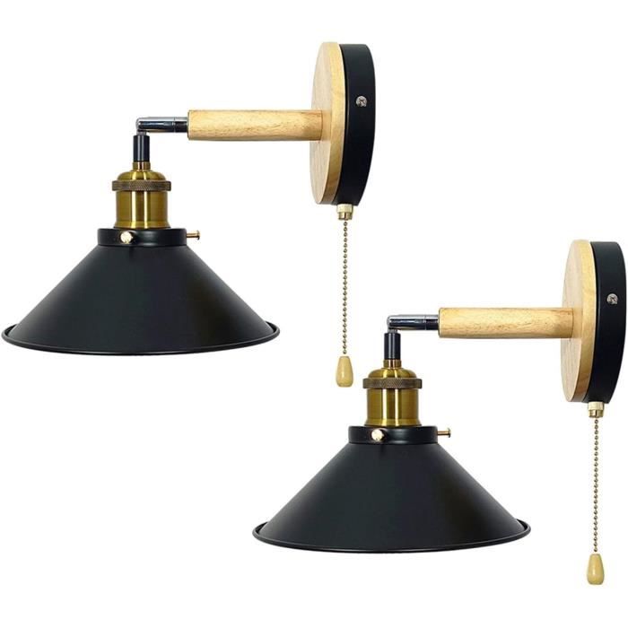 Applique Murale, Applique Murale Décorative Vintage Avec Interrupteur À ...