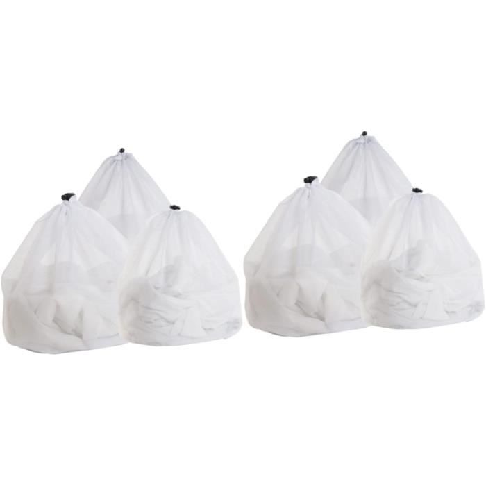 6 Pièces Pochettes En Filet À Linge Laver Le Linge Sac À Linge En Filet ...