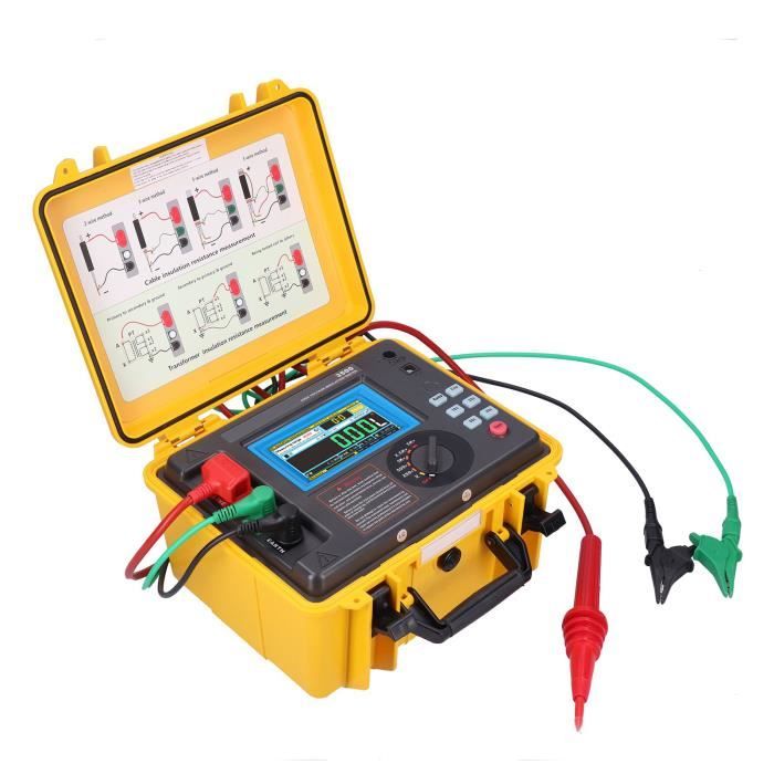 Cikonielf Mètre Megohm ETCR3500 testeur de résistance d'isolation à ...