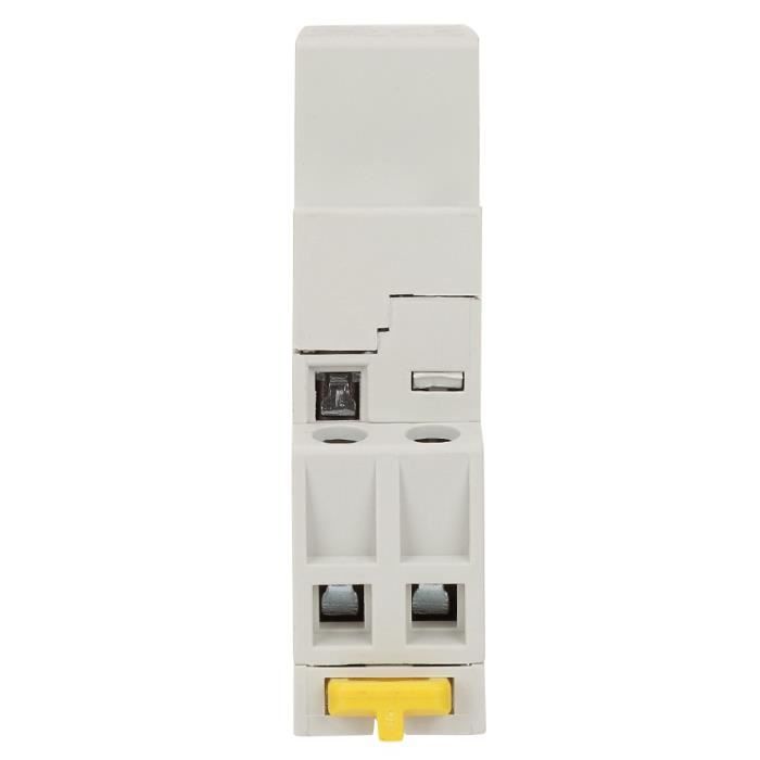 DEX contacteur AC 2P 25A 220V/230V 2NO 50/60HZ Rail DIN Ménage AC ...