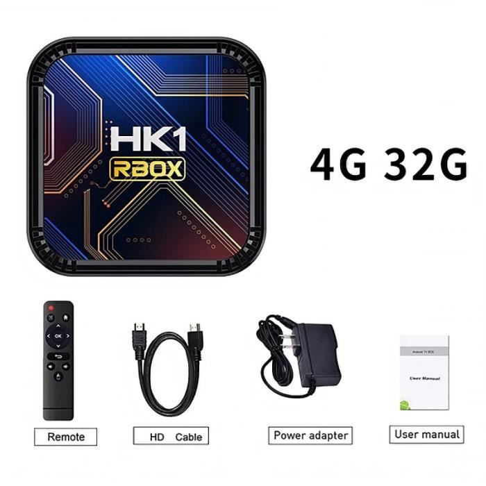 Boitier IPTV,mini Android Smart TV Box Android 13 4Go RAM 32Go ROM 2.4G ...