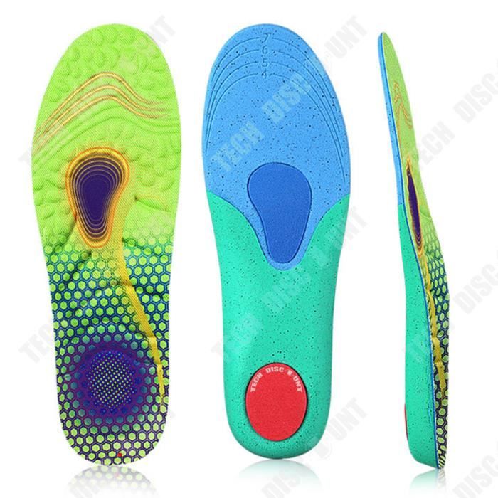 TD® Semelles sport pour hommes et femmes respirant absorbant la ...