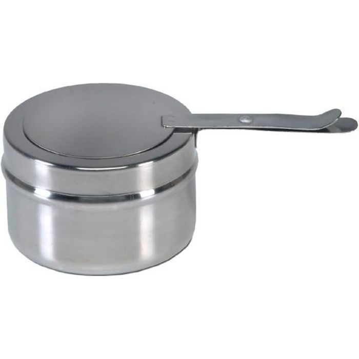 Récipient inox pour combustible chafing dish - NO NAME - Gris ...