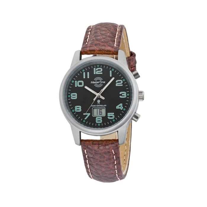 Montre - Master Time - MTLA-10762-22L - Cuir marron - Étanchéité 3 ATM ...