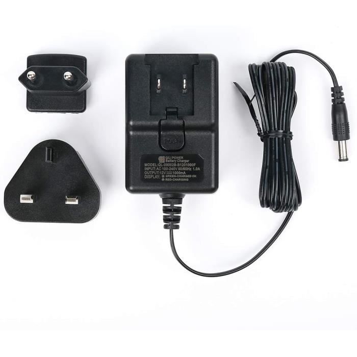 Chargeur De Batterie 12V 1A 1,8M Pour Razor Power Core E90 Glow Epunk ...