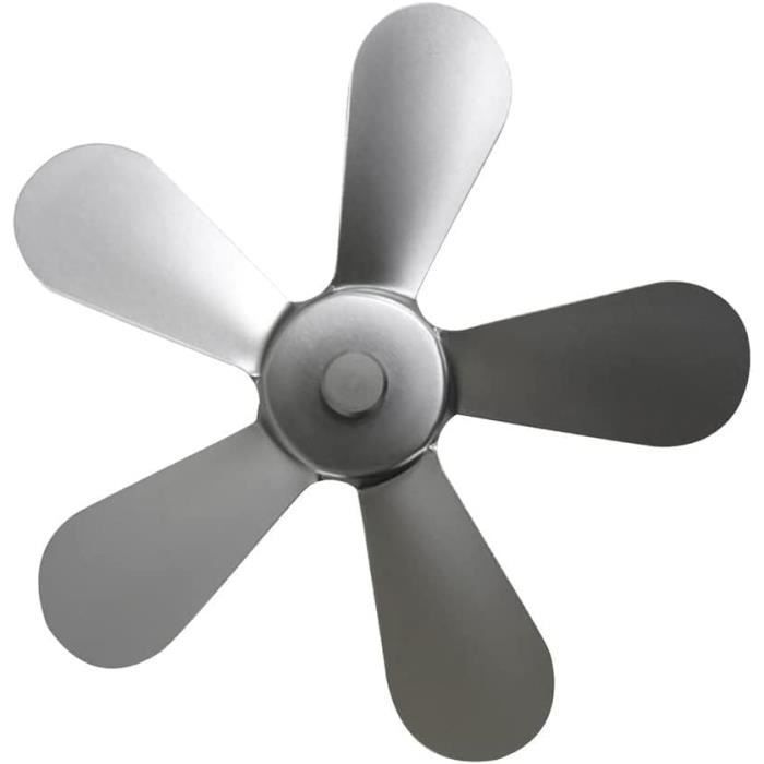 Ventilateur De Poêle À Bois Ventilateur De Cheminée D'Hiver 5 Lames Fan ...