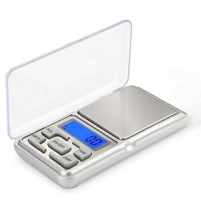 Mini Balance Numérique Portable 1000 G-0,1 G, Mini Balance Alimentaire ...