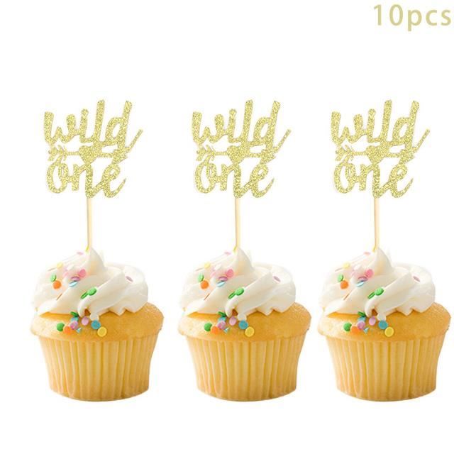 Décoration de gâteau,wild one toppers--Anniversaire Du Garçon Safari ...
