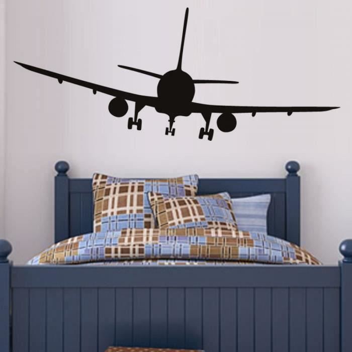 Ywei Vinyle Amovible Commerciale Avion Sticker Mural Maison Decoration ...