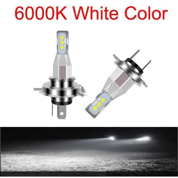 AMPOULE PHARE,6000 K blanc froid-H9--Phare De Voiture Led 80w 20000lm ...