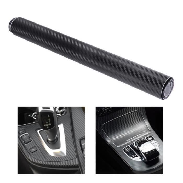 WINOMO 3D rouleau de pellicule de fibre de carbone autocollant ...