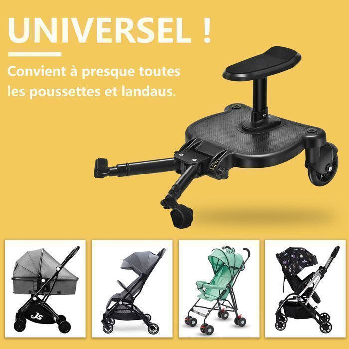 Planche Poussette Universelle - avec Siege Amovible - Planches À ...