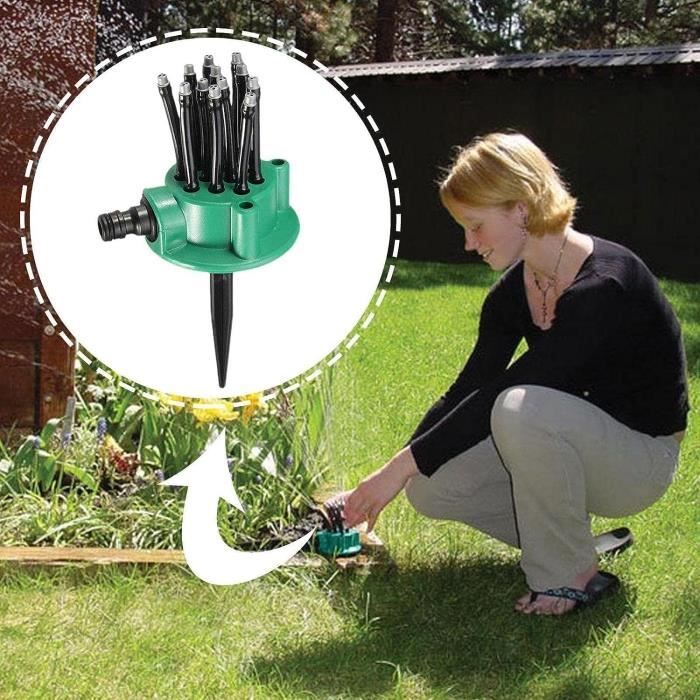 Arroseur À Rotation À 360 Degrés - Arroseur D'Eau De Jardin - Arroseur ...
