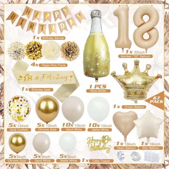 BALLON - 18 ans - Jaune - 200 gramm - Cdiscount Maison