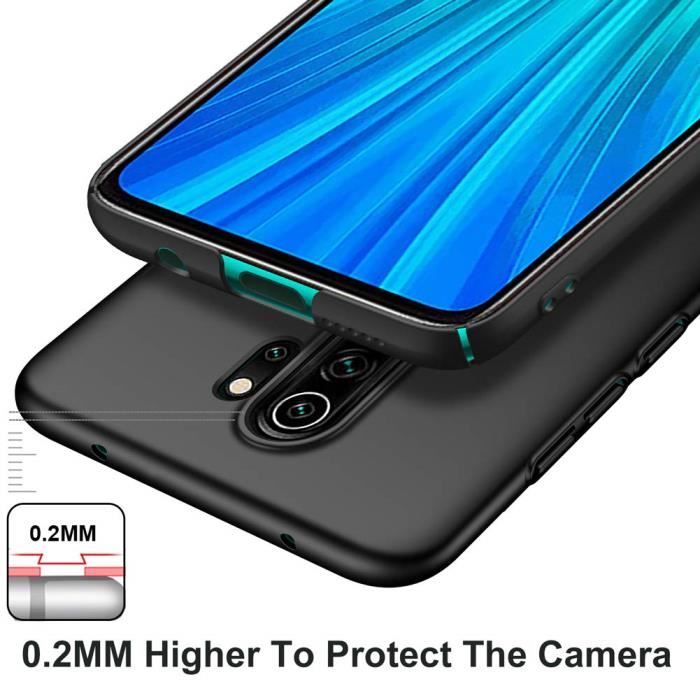 Coque Xiaomi Redmi Note 8 Pro, Solide Rigide Mat PC Ultra-Mince Anti ...
