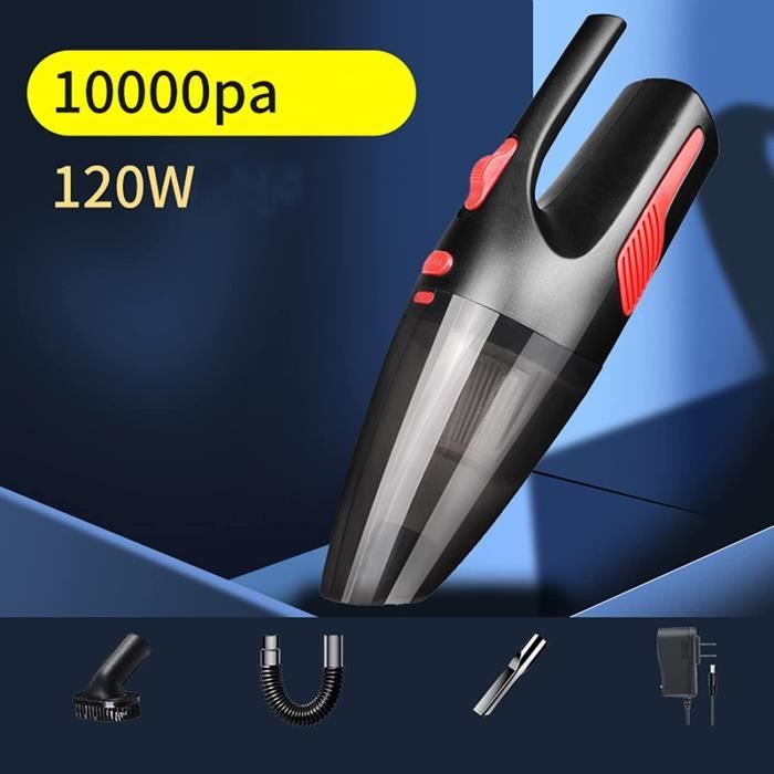 10000PA Aspirateur à Main sans Fil, 150W Aspirateur De Table Main pour ...