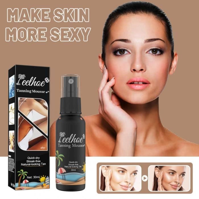 Spray autobronzant - Skincare - 30 ML - Brume légère - Contrôle de la ...