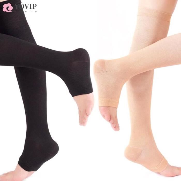 ND-Bas De Compression Médicale À Hauteur Du Genou Pour Homme Et Femme ...