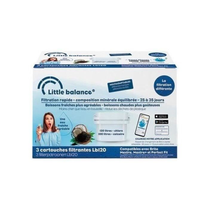 LITTLE BALANCE - Pack 3 cartouches filtrantes - Cdiscount Electroménager