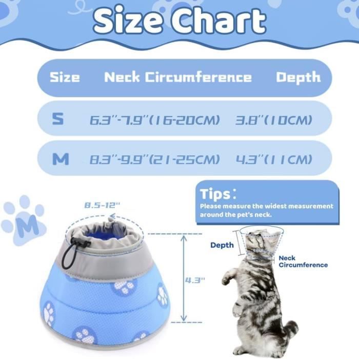Collier Conique Pour Chat Et Chien - Collier Réglable En Forme De Tête ...
