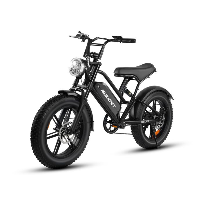 MUKKPET Racer Vélo électrique - Moteur 250W, Batterie 48V 18AH ...