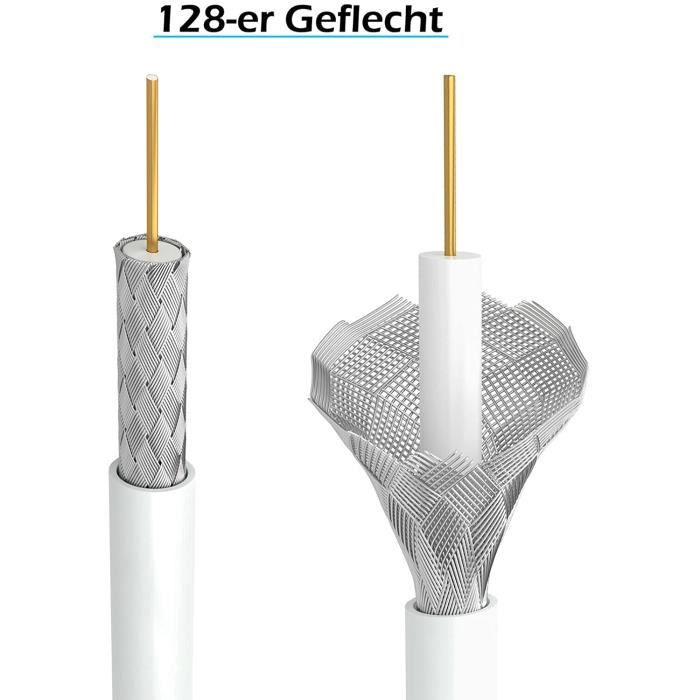 7,5m Câble d'antenne de IEC mâle vers IEC Femelle Câble de Connexion ...