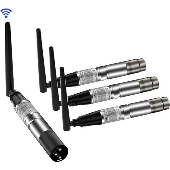 UKing Wireless DMX Controller, DMX512 Transmitter/Receiver, LED ...